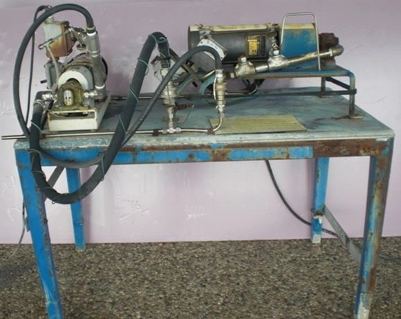 Crude mixer operation table with 1 mounted pump an... | LabX.com