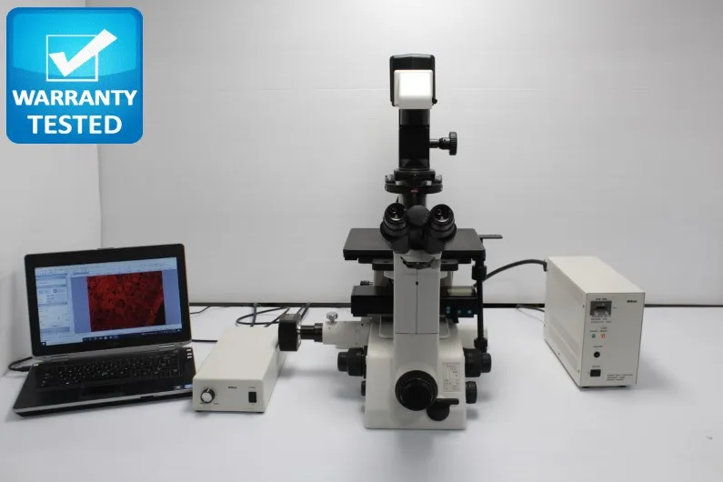 Nikon TE300 Inverted Fluorescence Phase Contrast Microscope Unit4 Pred ...