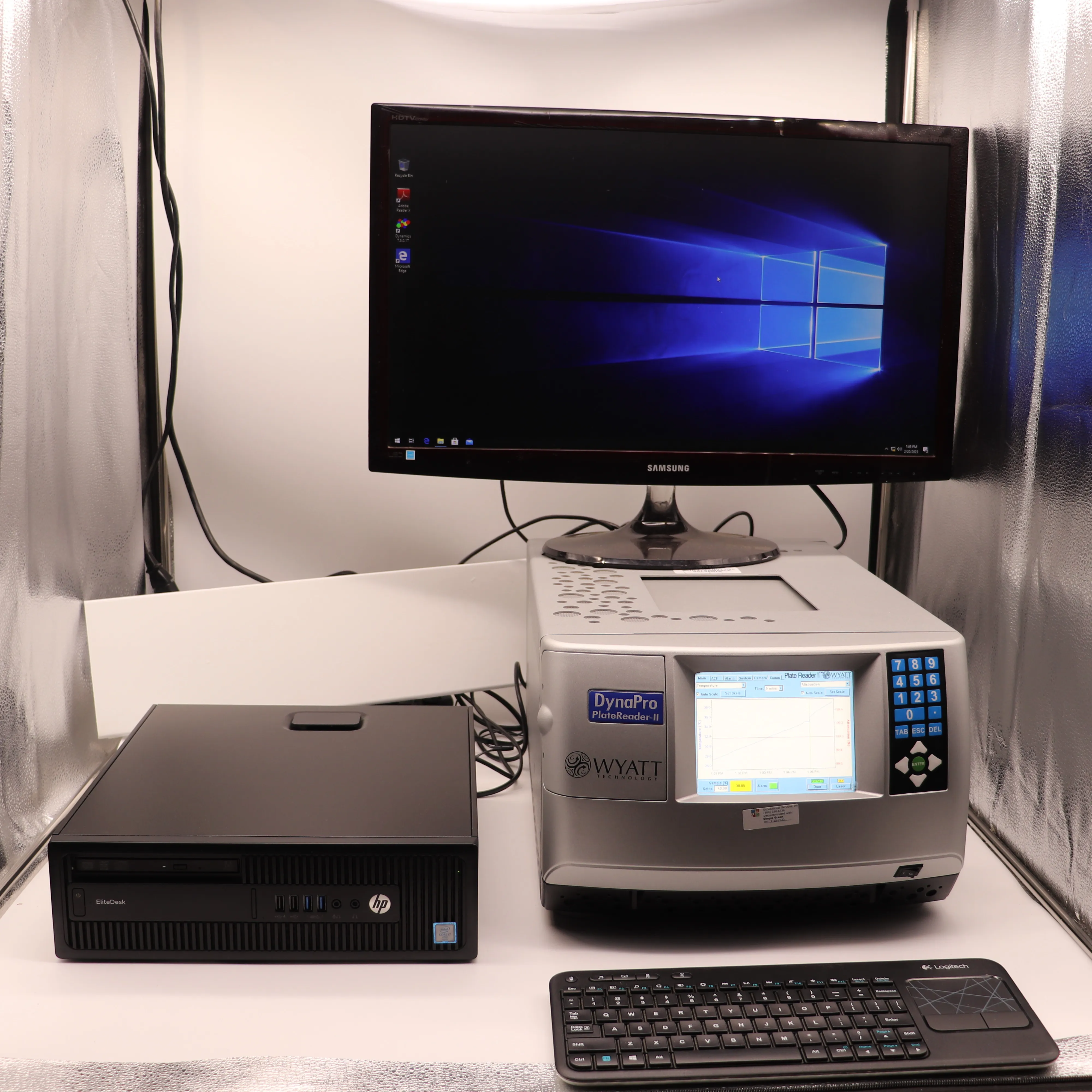 Wyatt DLS Dynamic Light Scattering DynaPro PlateReader II WPR2-07 | For Sale | Labx Ad scp ...