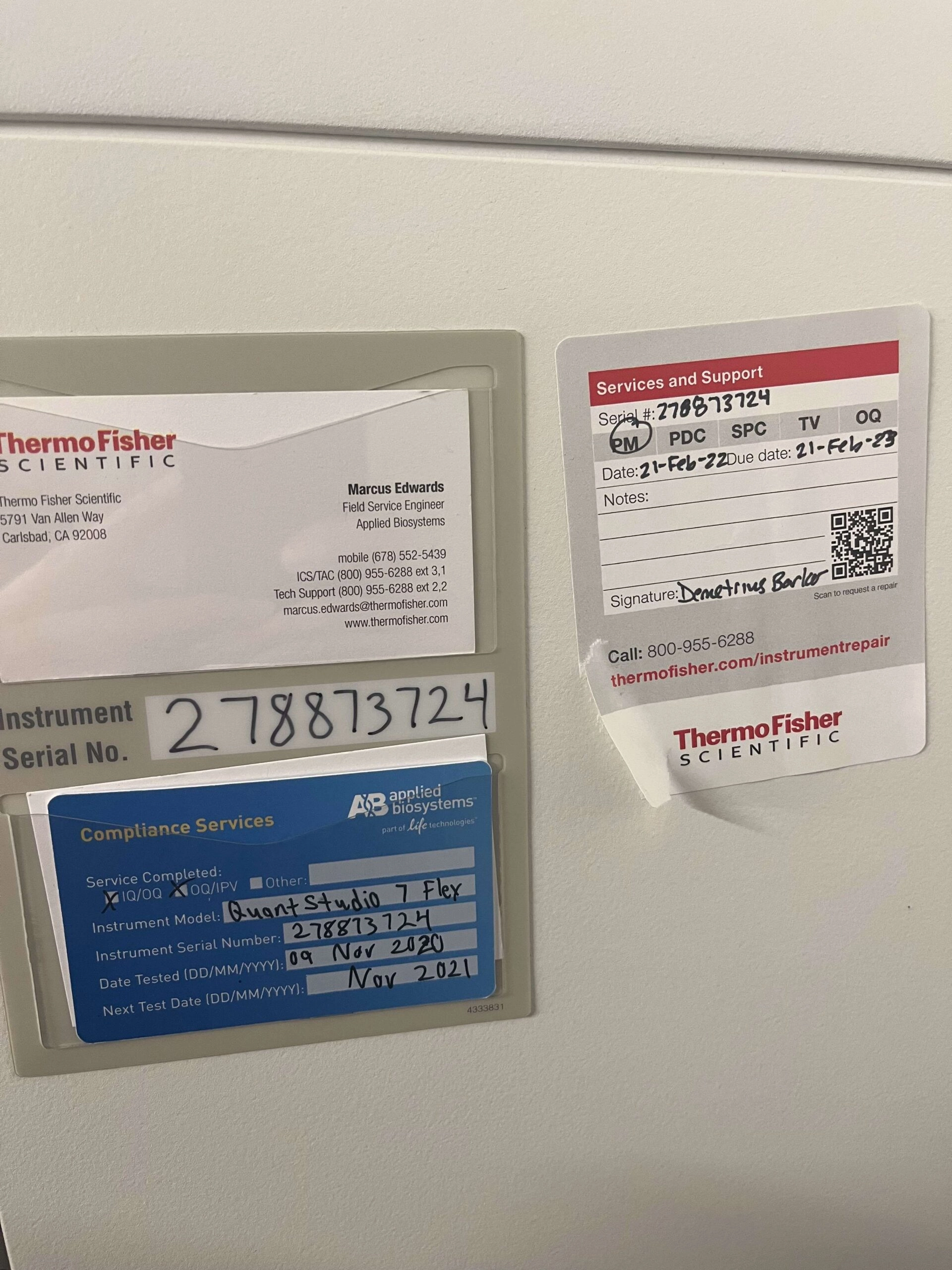 Applied Biosystems Real-Time PCR System QuantStudio 7 Flex w/ Laptop ...