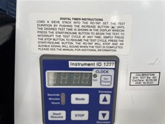 Rotap RX-29 Separator in sound enclosure | LabX.com