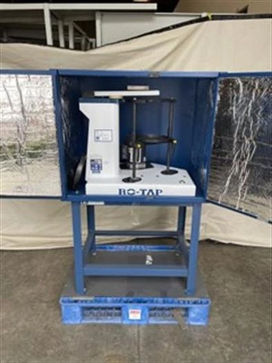 Rotap RX-29 Separator in sound enclosure | LabX.com