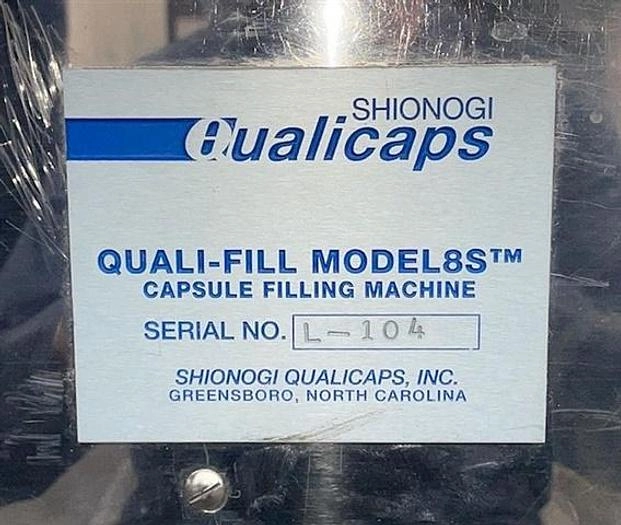 Shionogi Qualicaps Semi-Automatic Capsule Filler, Model 8S | LabX.com