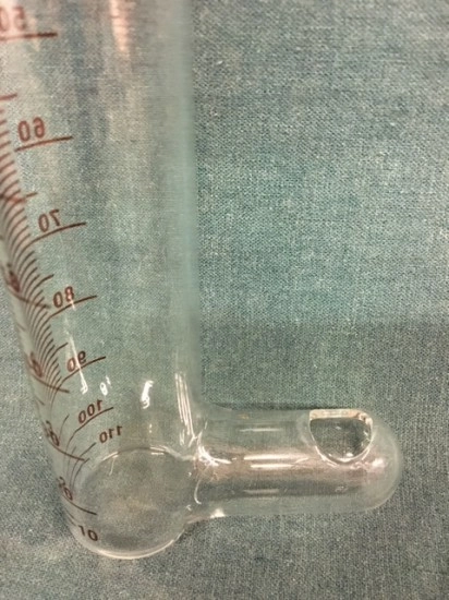 Rat 120 ML Graduated Glass Feeding Tube | LabX.com