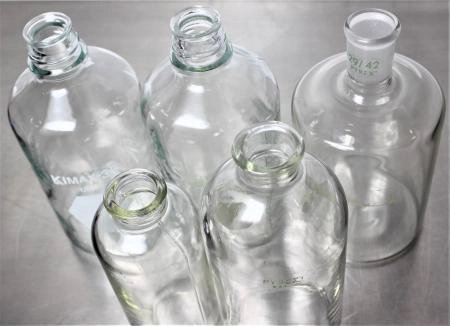 Pyrex & Kimax-35 Laboratory Various bottles Lot of 5 | LabX.com