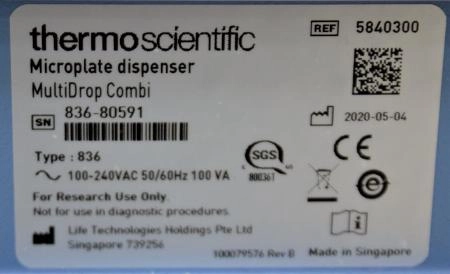Thermo Scientific Multidrop Combi Reagent Dispenser | LabX.com