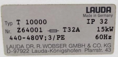 Lauda Integral T 10000 Process Thermostat Cooler H CLEARANCE! As-Is ...