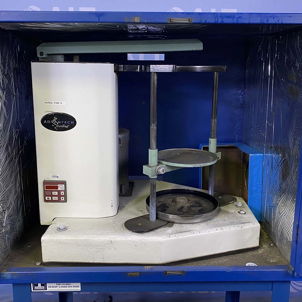 Advantech 8″ DuraTap Sieve Shaker With Sound Enclosure Cabinet | LabX.com