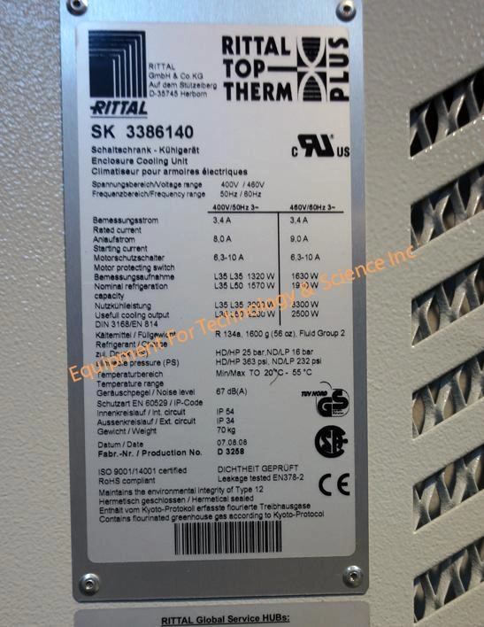 Rittal SK 3386.140 Cooling unit for electronics enclosure (3115) | LabX.com