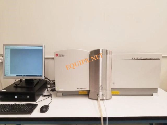 Beckman Coulter LS 13-320 MW (Multi Wavelength) particle counter with ...
