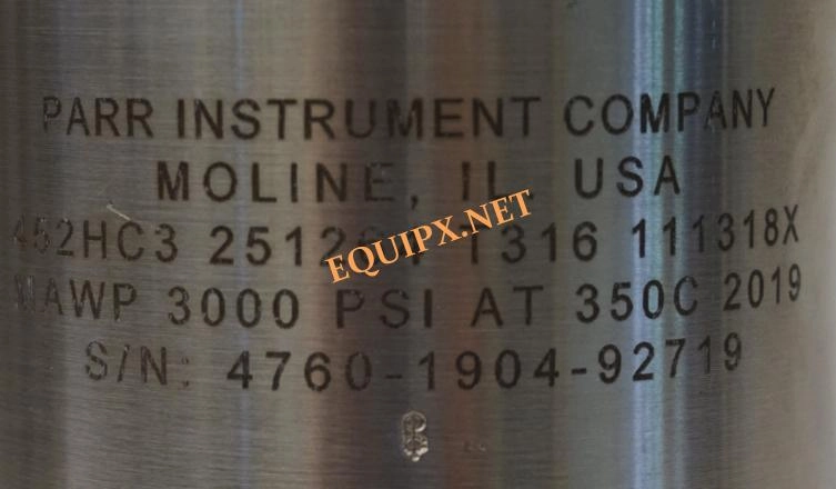 Parr Instruments 452HC3 600ml 3000psig Pressure reactor (3895) | LabX.com