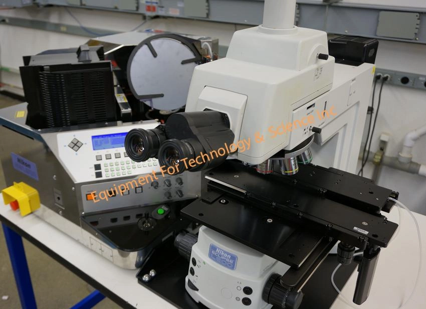 Nikon 200mm wafer inspection station with NWL200-TMB (2012) wafer loader and Eclipse L200 ...