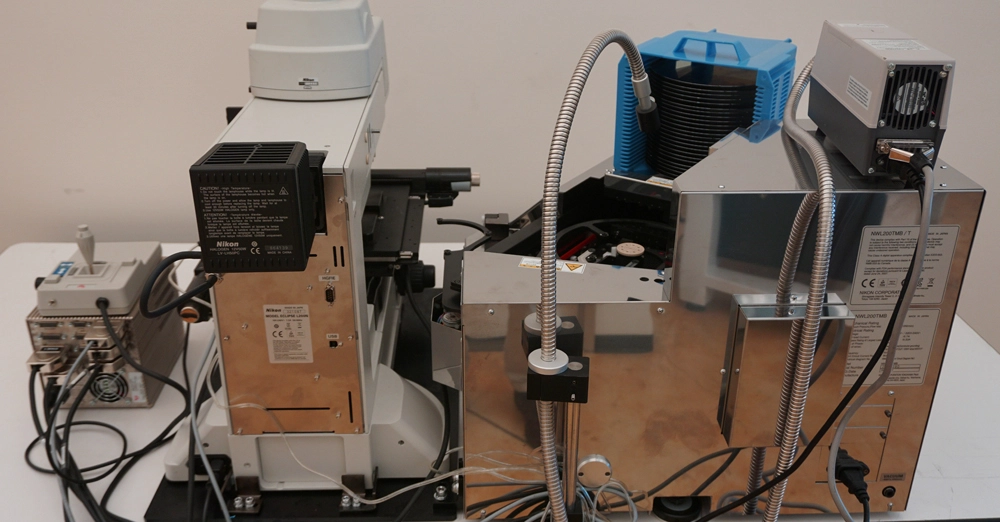 Nikon Eclipse L200N microscope, NWL200TMB wafer loader, Ludl MAC6000 ...