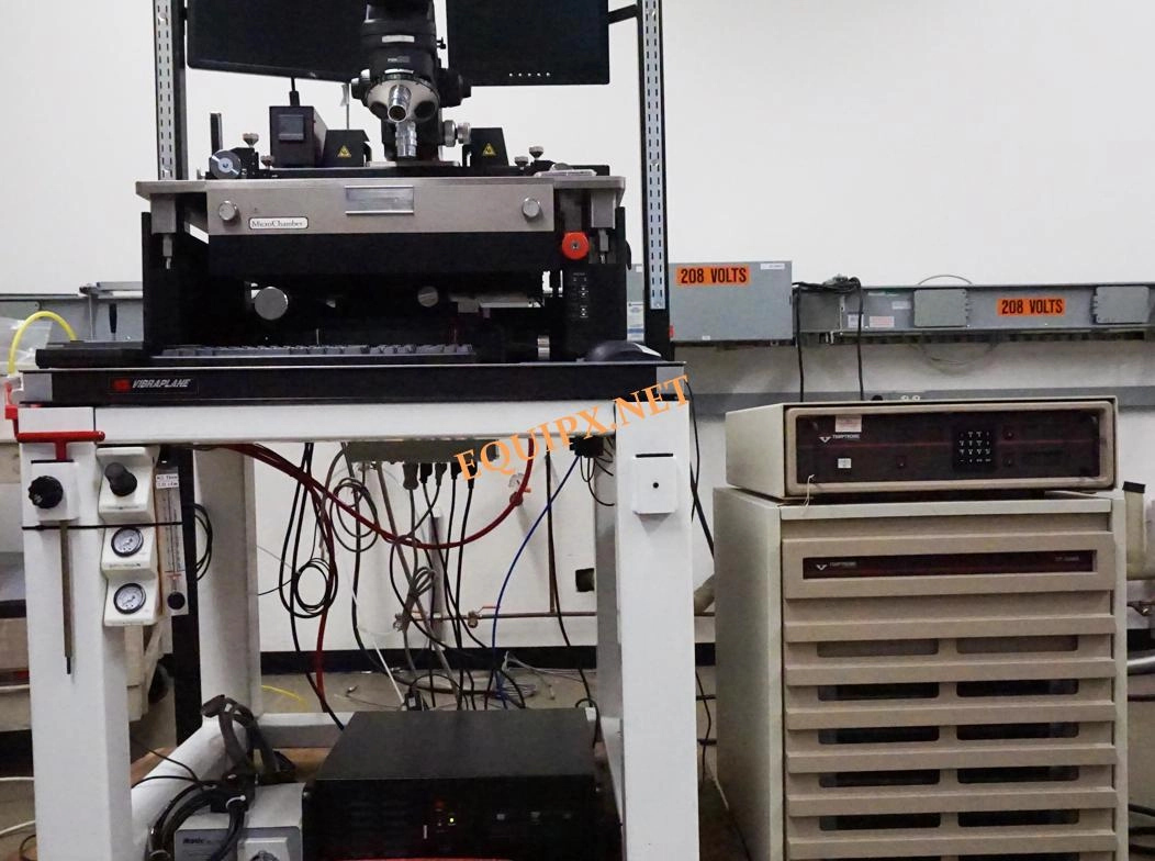 Cascade 12000 semiautomatic prober with 150mm thermal chuck, Motic PSM ...