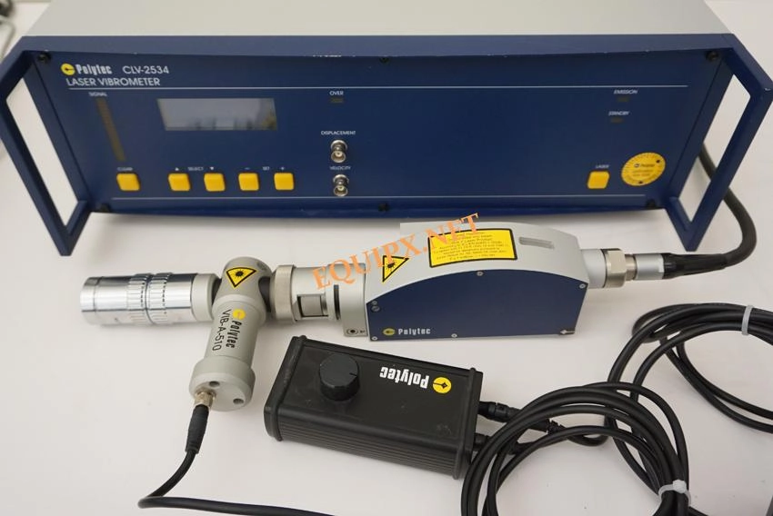 Polytec CLV-2534 laser vibrometer with VIB-A-510 sensor head (2012 ...