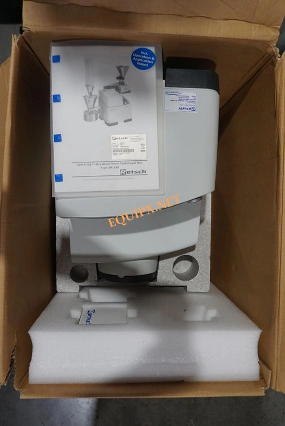 Retsch ZM200 Centrifugal Mill with rotor and ring sieve- NEW UNUSED ...