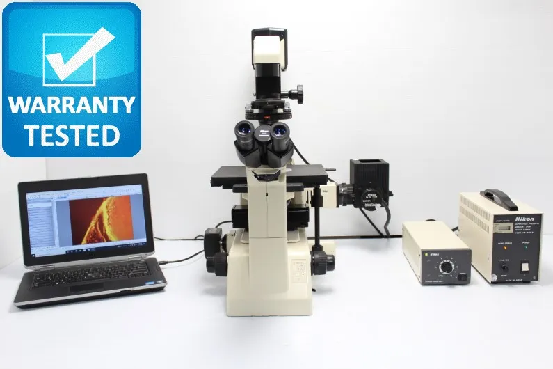 Nikon Diaphot 200 Inverted Fluorescence Phase Contrast Microscope - AV ...