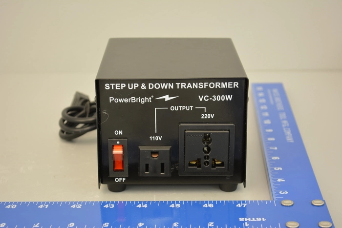 PowerBright | VC-300W, 300W Step Up & Down Transformer | LabX.com