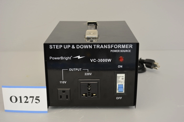 PowerBright | VC-3000W, 3000W Step Up & Down Transformer | LabX.com