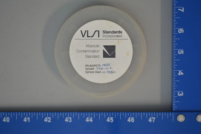 KLA-Tencor | ACS-1425, VLSI 4″/100mm 0.364um PSL Wafer | LabX.com