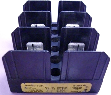 BUSS 3 POLE FUSE HOLDER,J60030-3CR, USES CLASS J FUSES | LabX.com