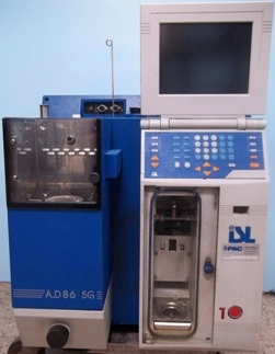 ISL / PAC AD86 5G, AUTOMATIC DISTILLATION ANALYZER, MODEL V191/115, NO 781, 115 VOLTS, 60HZ, 16 ...