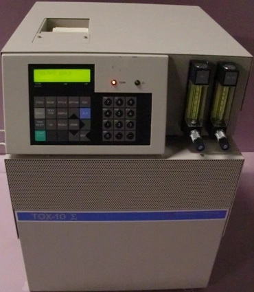 MITSUBISHI CHEMICAL CORPORATION TOX-10E SULFUR CHLORINE ANALYZER, MODEL ...