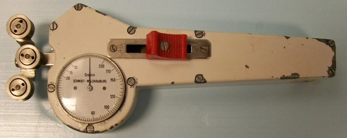 SCHMIDT-WALDKRAIBURY TENSION METER 0-200 GRAMS A PRECISE JEWELED ...