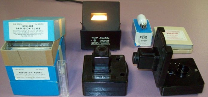 HELLIGE, INC DAYLITE COMPARATOR ILLUMINATOR NO: 600-DA, WITH 1) HELLIGE ...