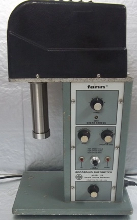 FANN RECORDING RHEOMETER, MODEL 39B BAROID TESTING EQUIPMENT HOUSTON ...