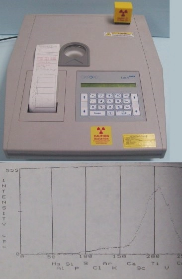 OXFORD LAB-X 3000, XRF X-RAY FLUORESCE ANALYZER MODEL NO: LZ 3108 N, NO ...