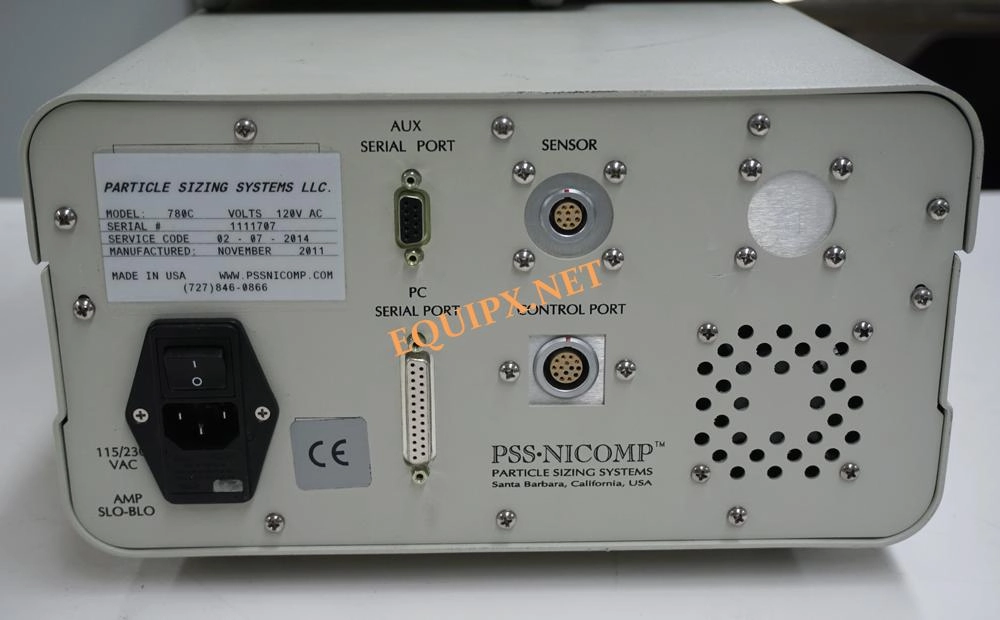 PSS Particle sizing systems 780C, SIS, LE-400 detector 0.5-400 microns ...