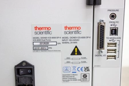Thermo Scientific Dionex ICS-6000 DP-6 Dual Pump P/N 22181-60012 | LabX.com