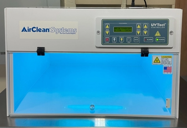 AirClean Systems Shortwave UV Light Box for Surface Decontamination ...