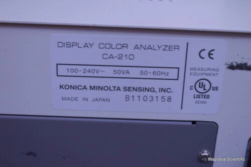 MINOLTA DISPLAY COLOR ANALYZER CA-210 WITH U-PROBE | LabX.com
