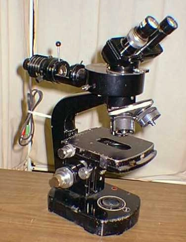 Bausch and Lomb MicroZoom II long working distance microscope mounted ...