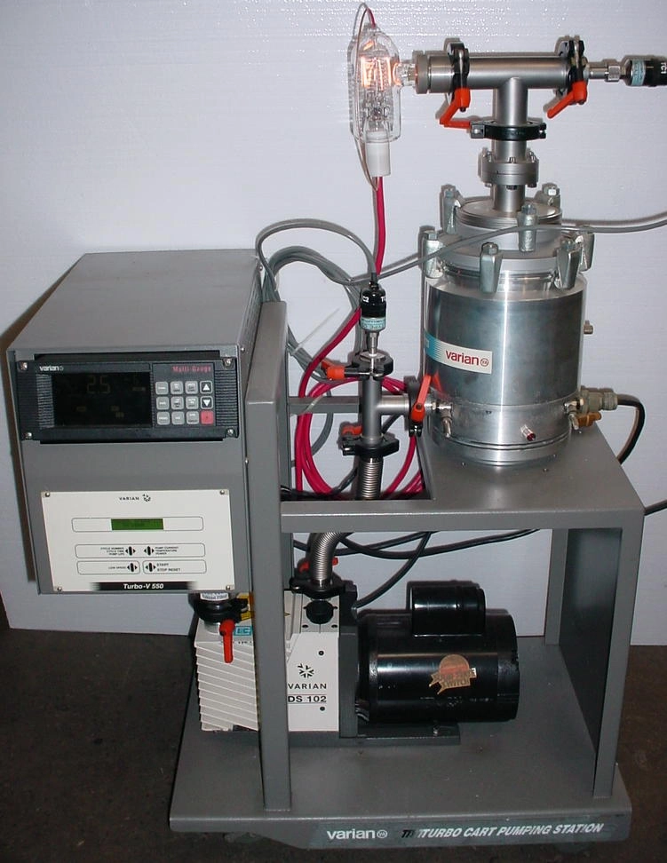Varian turbo cart pumping system with Turbo V550 with ISO 160 inlet ...