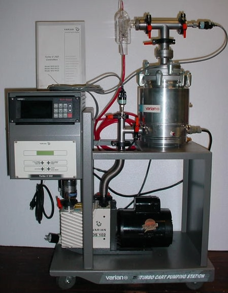 Varian turbo cart pumping system with Turbo V550 with ISO 160 inlet ...