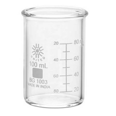 United Scientific 100 ml Beakers, Low Form, Heavy Duty BG1003-100-CASE ...