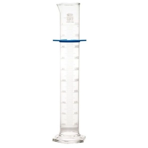 United Scientific 2000 ml Graduated Cylinders, Double Scale, Class A ...