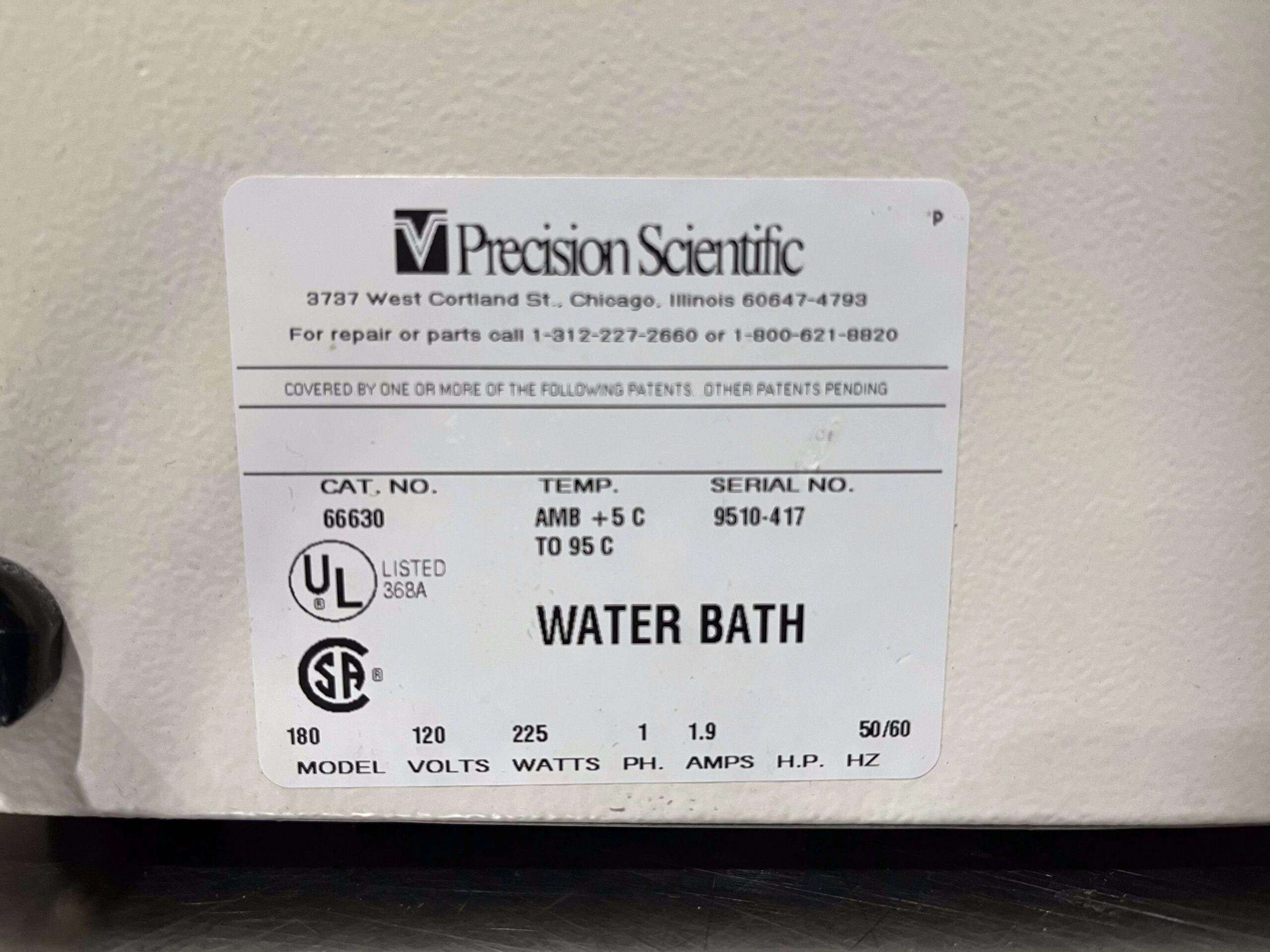 Precision Scientific Water Bath Model 180 | LabX.com