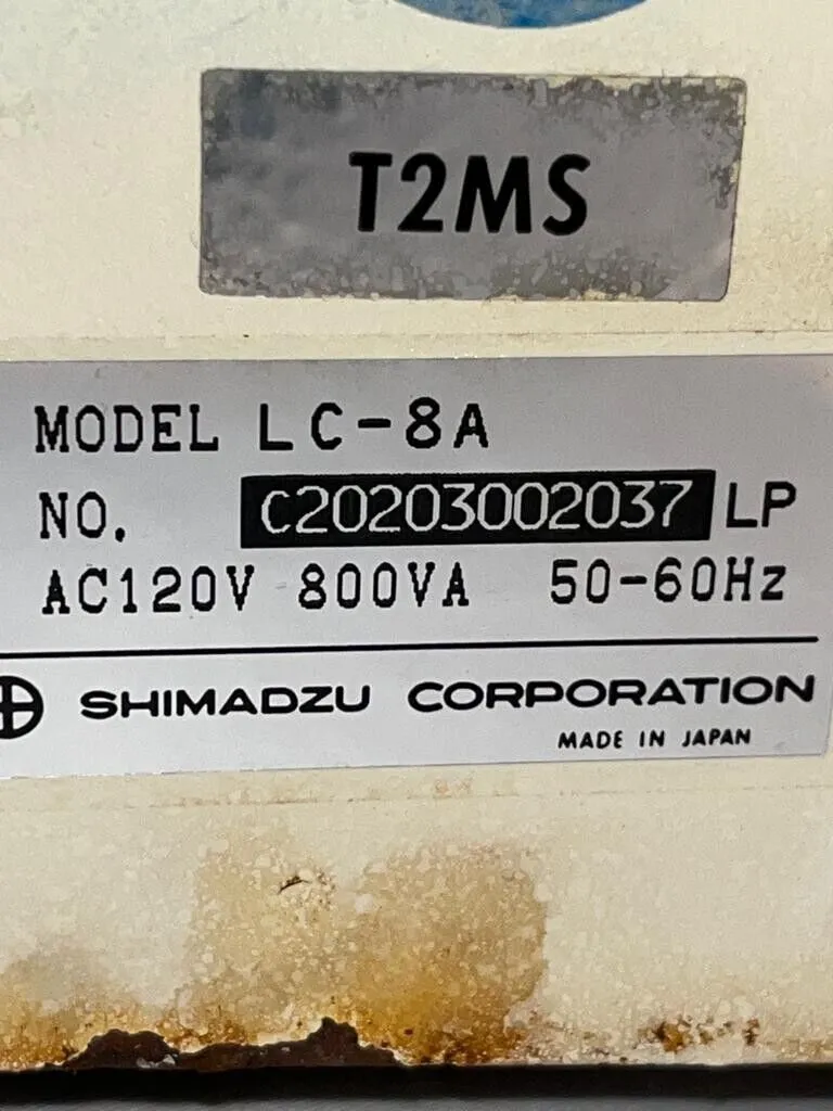 Shimadzu LC-8A HPLC preparative pump chromatography liquid high prep ...