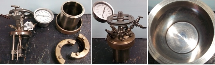 PARR INSTRUMENT COMPANY 1000 ML REACTOR PRESSURE VESSEL 1000 ML, MOLINE ...