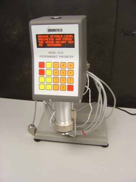 Brookfield DVIII Programmable Rheometer Brookfield DV-III , Cone Plate ...