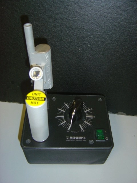 Mel Temp II Laboratory Devices Melting Point Mel-Temp II Melting Point ...