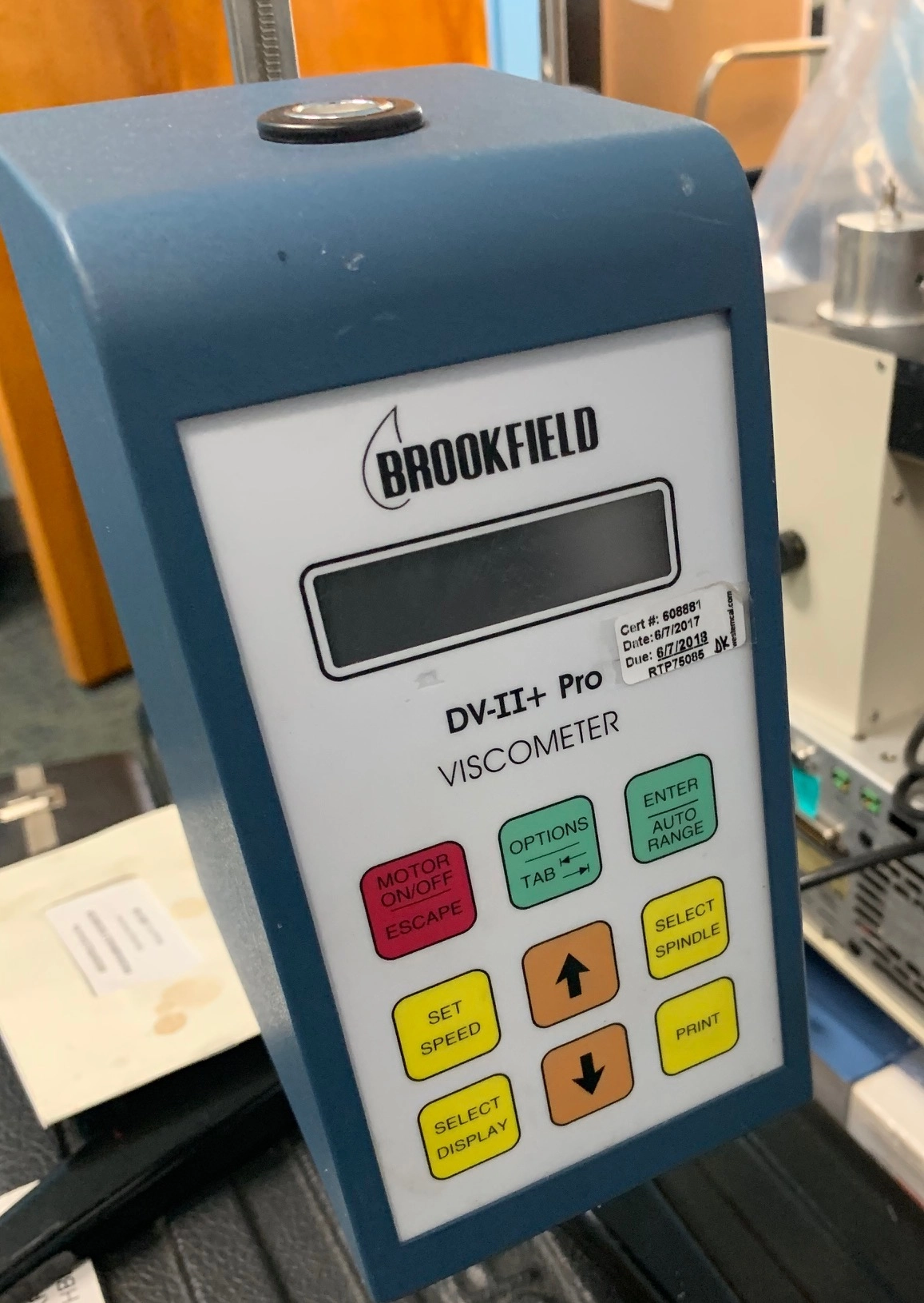 Brookfield DV-II+ Pro Brookfield DV-II +Viscometer Brookfield LVDV-II ...