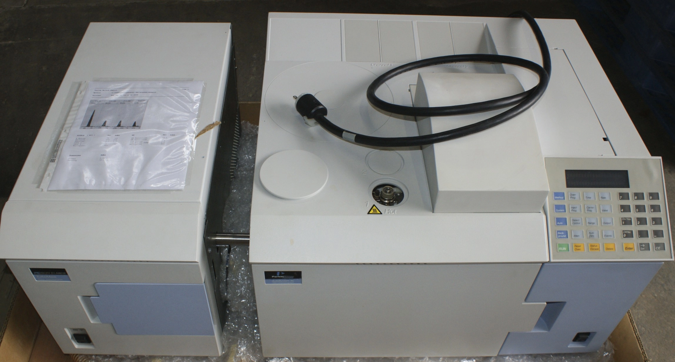 PERKIN ELMER CLARUS 500 DUAL FID PERKIN ELMER CLARUS 500 MASS ...