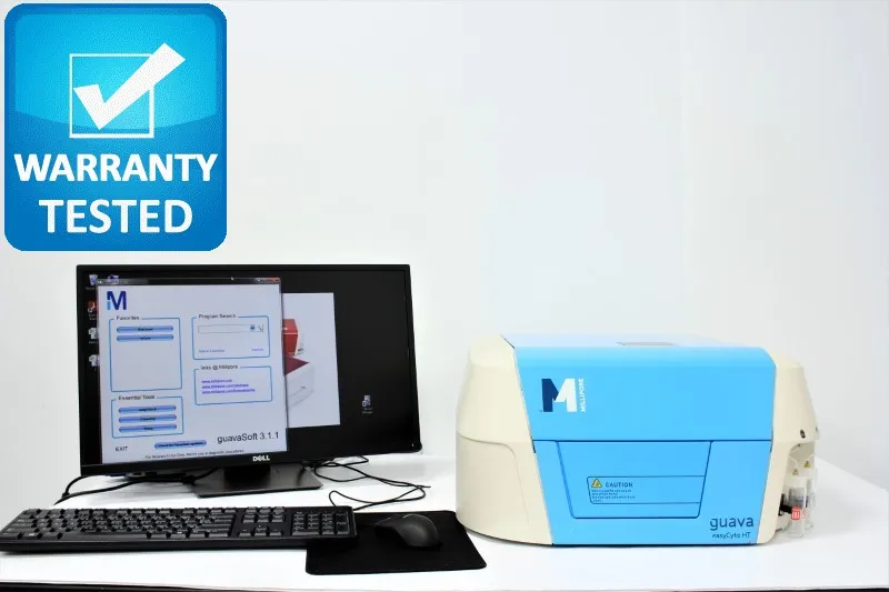 Millipore Guava easyCyte 8HT Flow Cytometer HT (2) Lasers (6) Color ...
