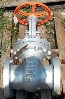KITZ 6" 300 FLANGED RAISED FACE GATE VALVES WCB (WELD ABLE CARBON BODY ...