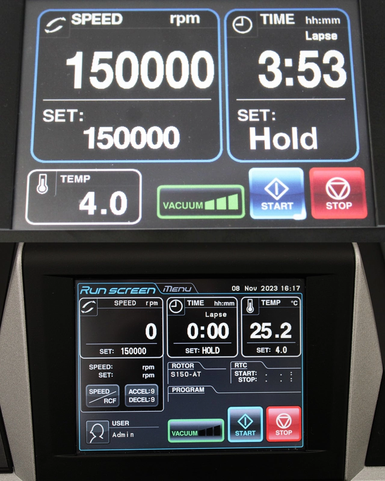 Thermo Scientific Sorvall MTX150 Benchtop Micro-Ultracentrifuge 46960 ...